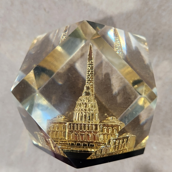 Other | Vintage Lucite Acrylic Paperweight | Poshmark